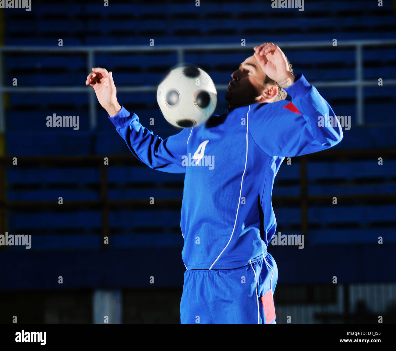 football player in action Stock Photo - Alamy