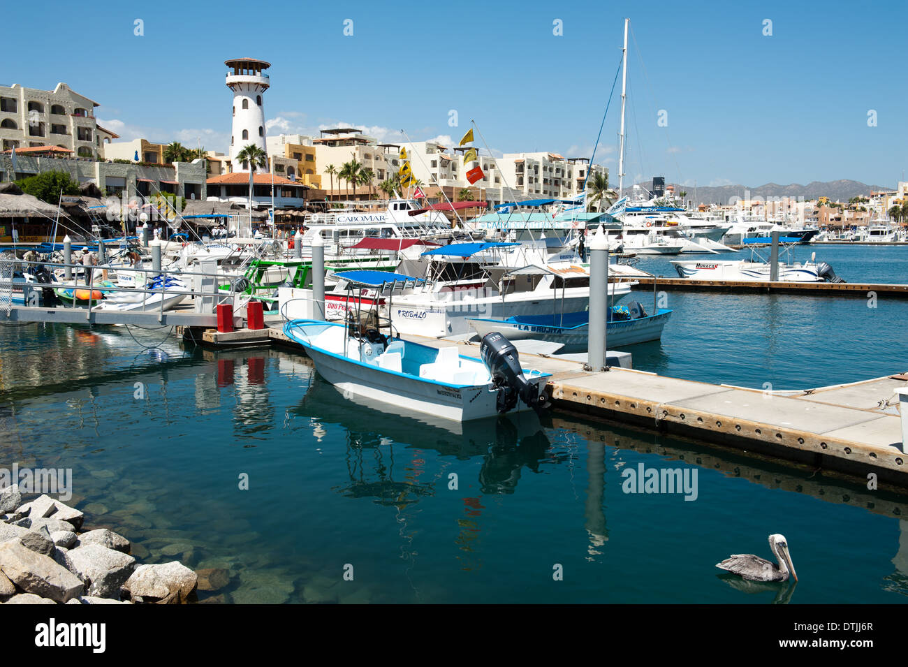 Cabo San Lucas Bay in Mexico Stock Photo - Alamy