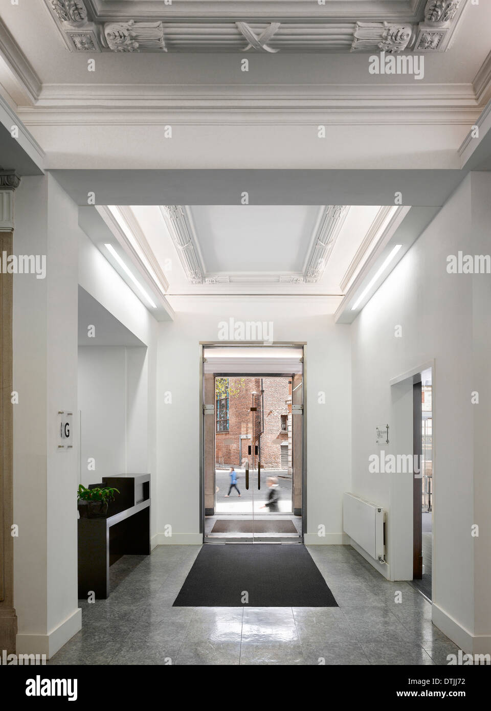 Reception area, Blackfriars House, Manchester, Greater Manchester Stock ...
