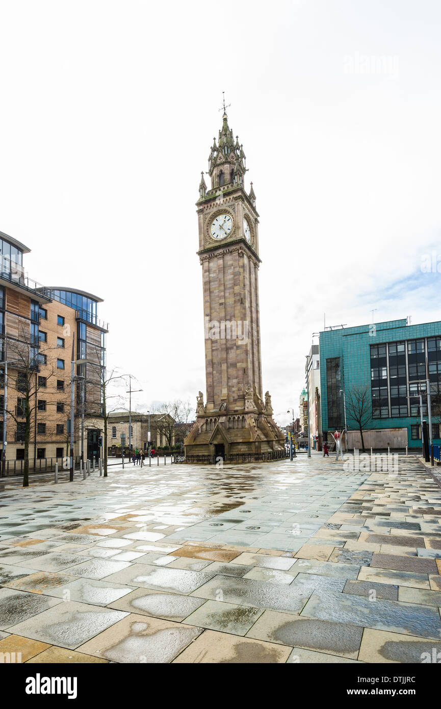 Albert Memorial Clock, Queen's Square, Belfast, Northern Ireland. It ...
