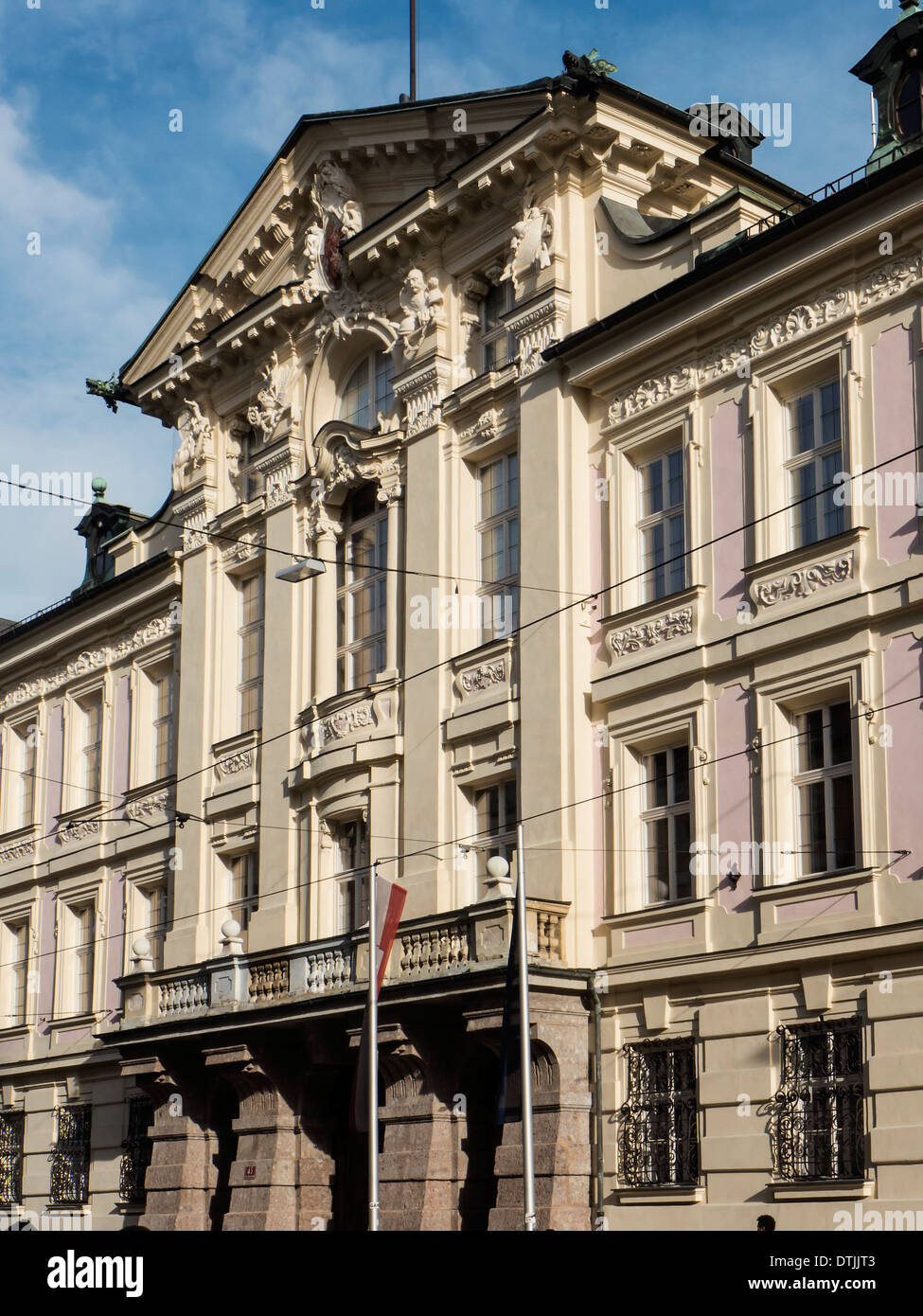 Baroque palais "Altes Landhaus" built 1725-1728 by Georg Anton Gumpp ...