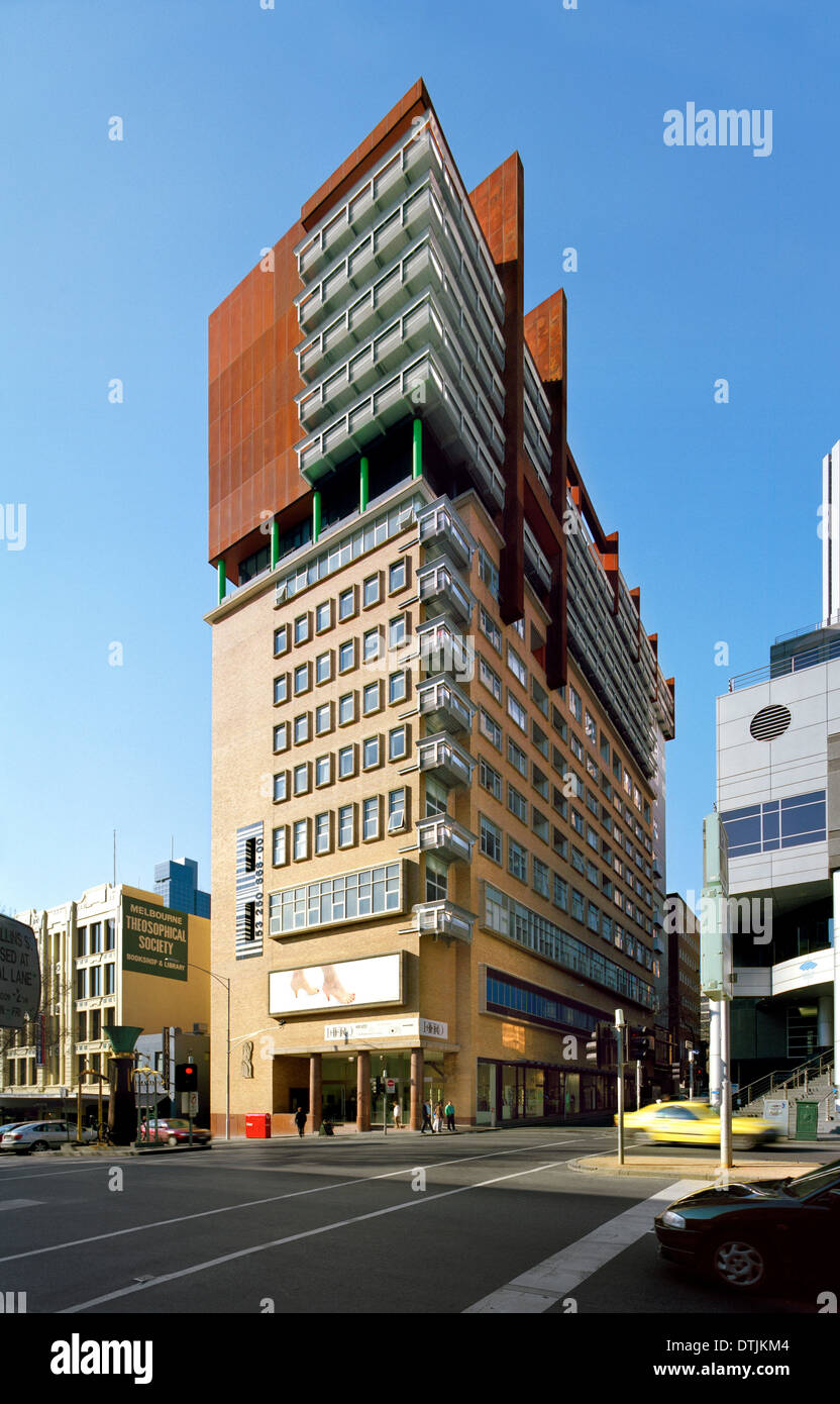 Exterior facade of Hero Apartments - Melbourne Australia. Architect ...