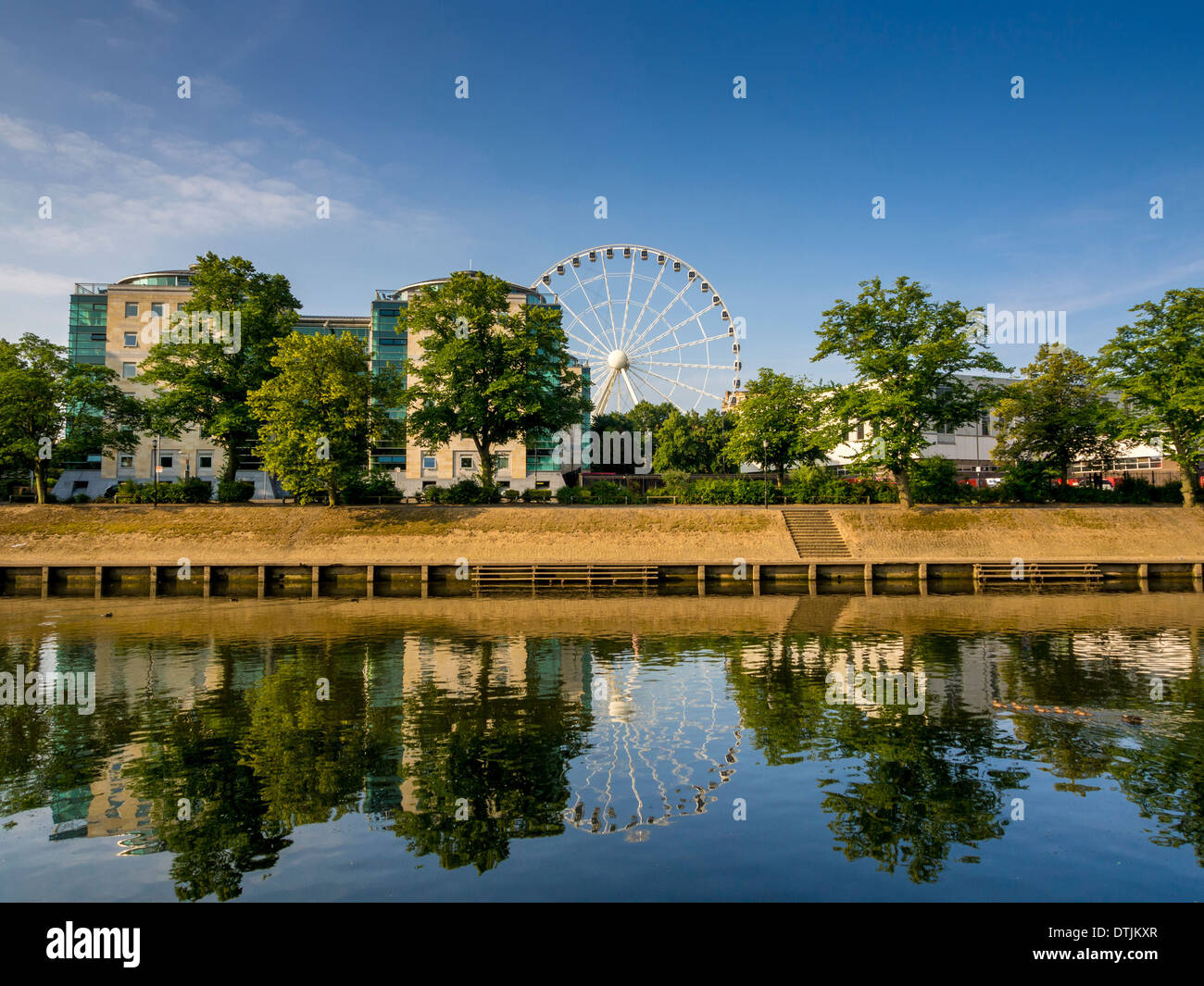 Big Wheel and River Ouse in York, UK Stock Photo - Alamy