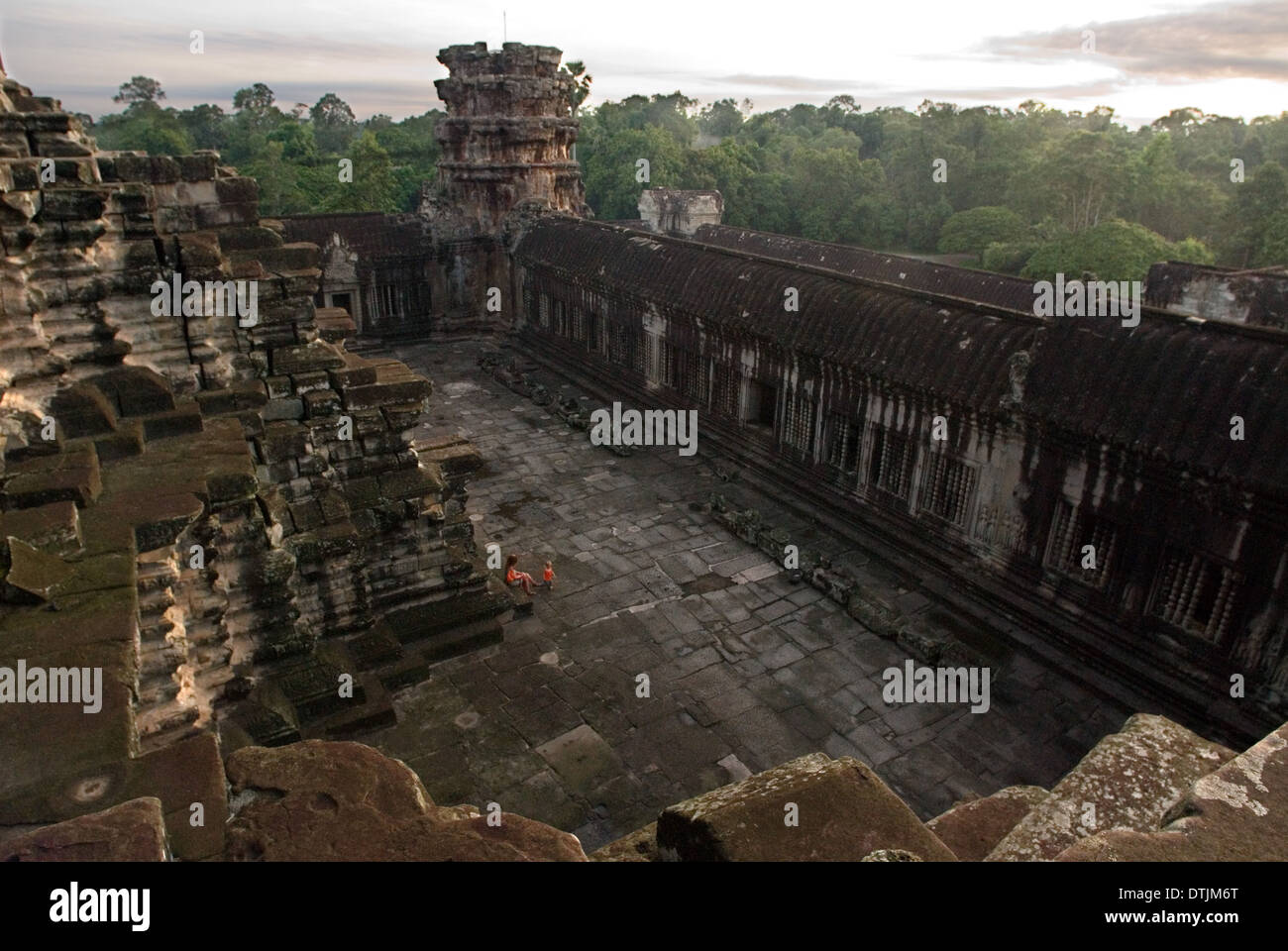 Rear of Angkor Wat. Angkor in Cambodia. The temples of Angkor, built by ...