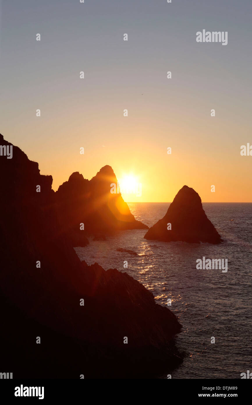 SUNSET AT PEMBROKE NATIONAL PARC Stock Photo - Alamy