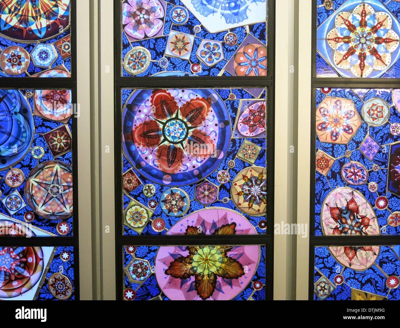 Stained Glass Window Exhibit at the Museum of Arts and Design in ...