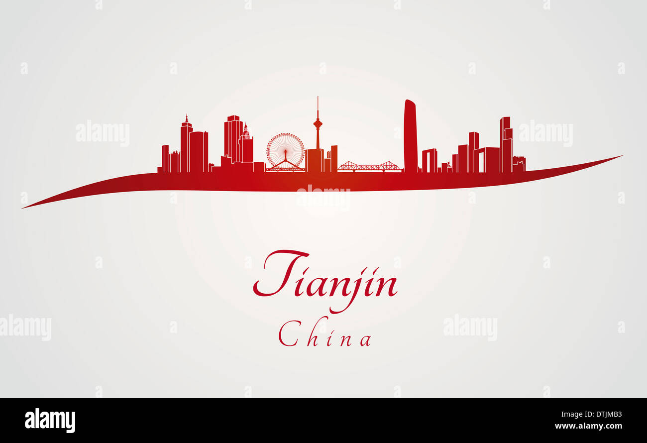 Tianjin outline hi-res stock photography and images - Alamy