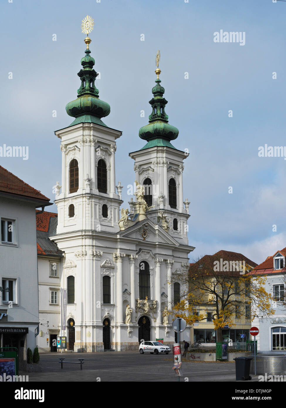 Church of Our Lady of Succor (Mariahilferkirche), Graz, Austria Stock ...