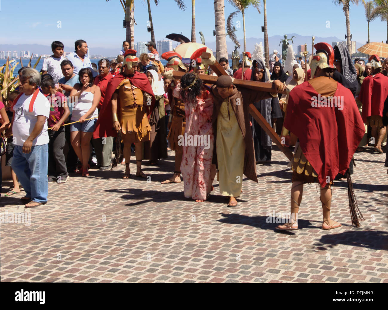 Easter Procession, Puerto Vallarta, Mexico Stock Photo - Alamy