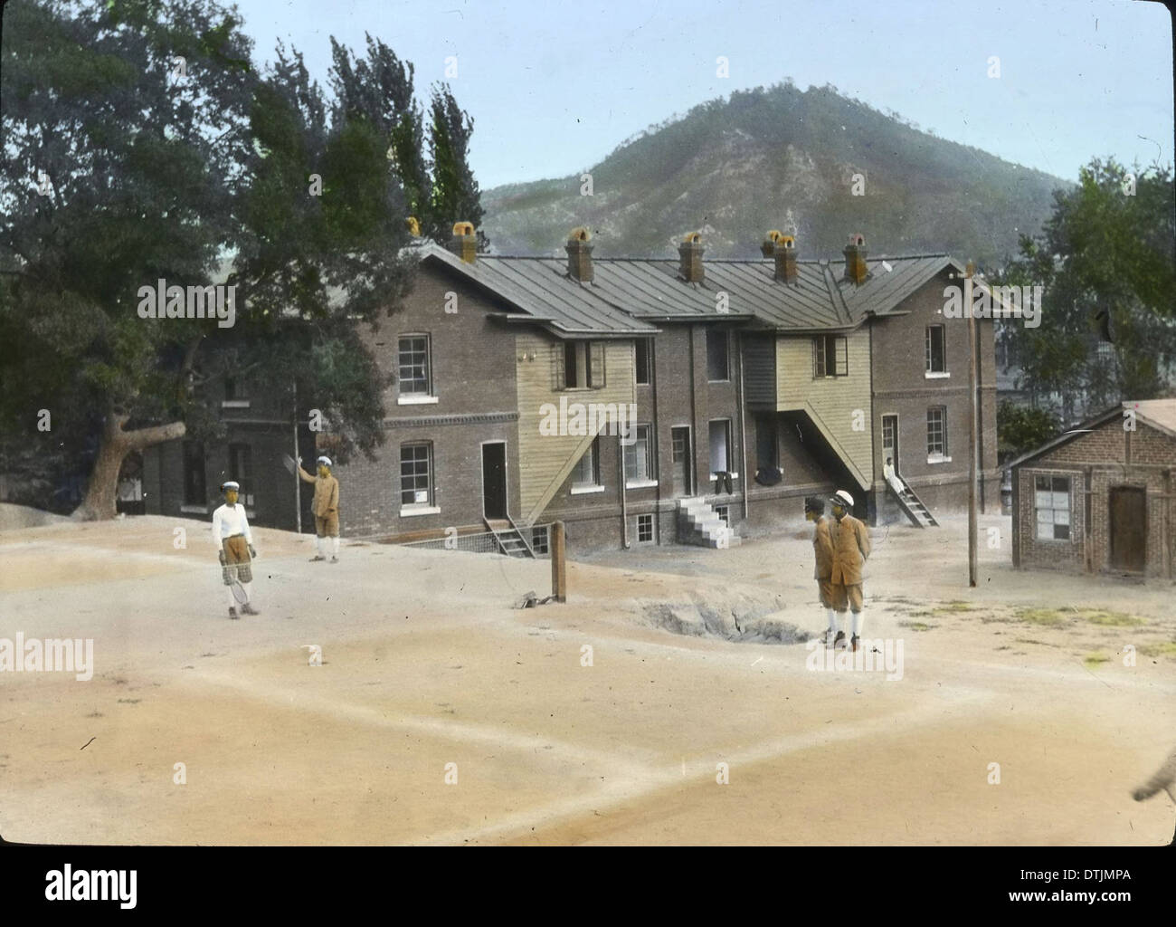 A photograph of the Pai Chai dormitory, showing the architectural ...