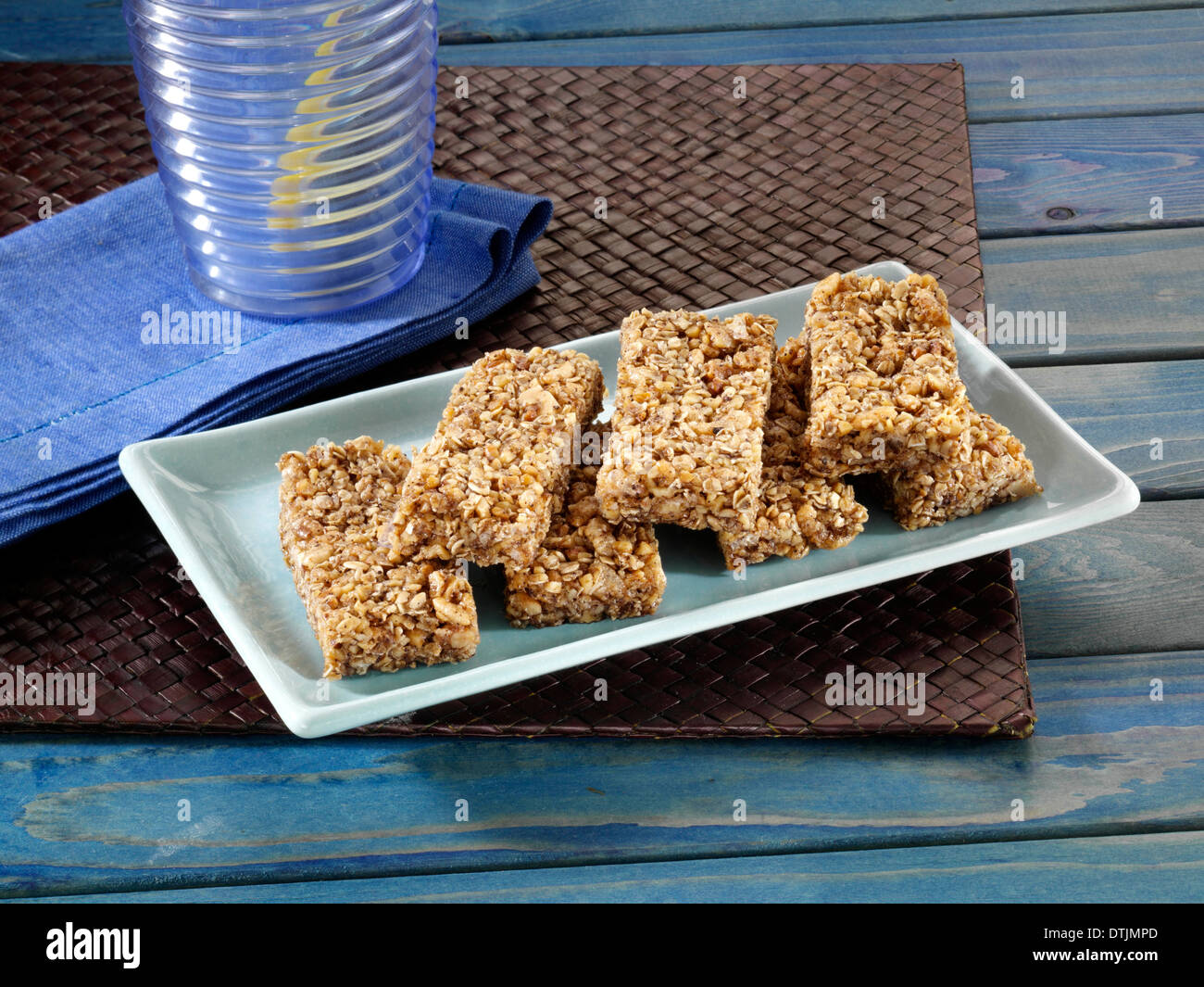 Cinnamon energy bars Stock Photo - Alamy
