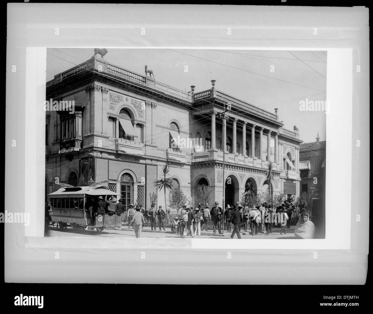 A photograph of the Palace of the Escandon family in Mexico City, taken ...