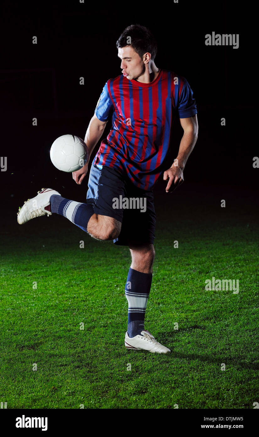 football player in action Stock Photo - Alamy