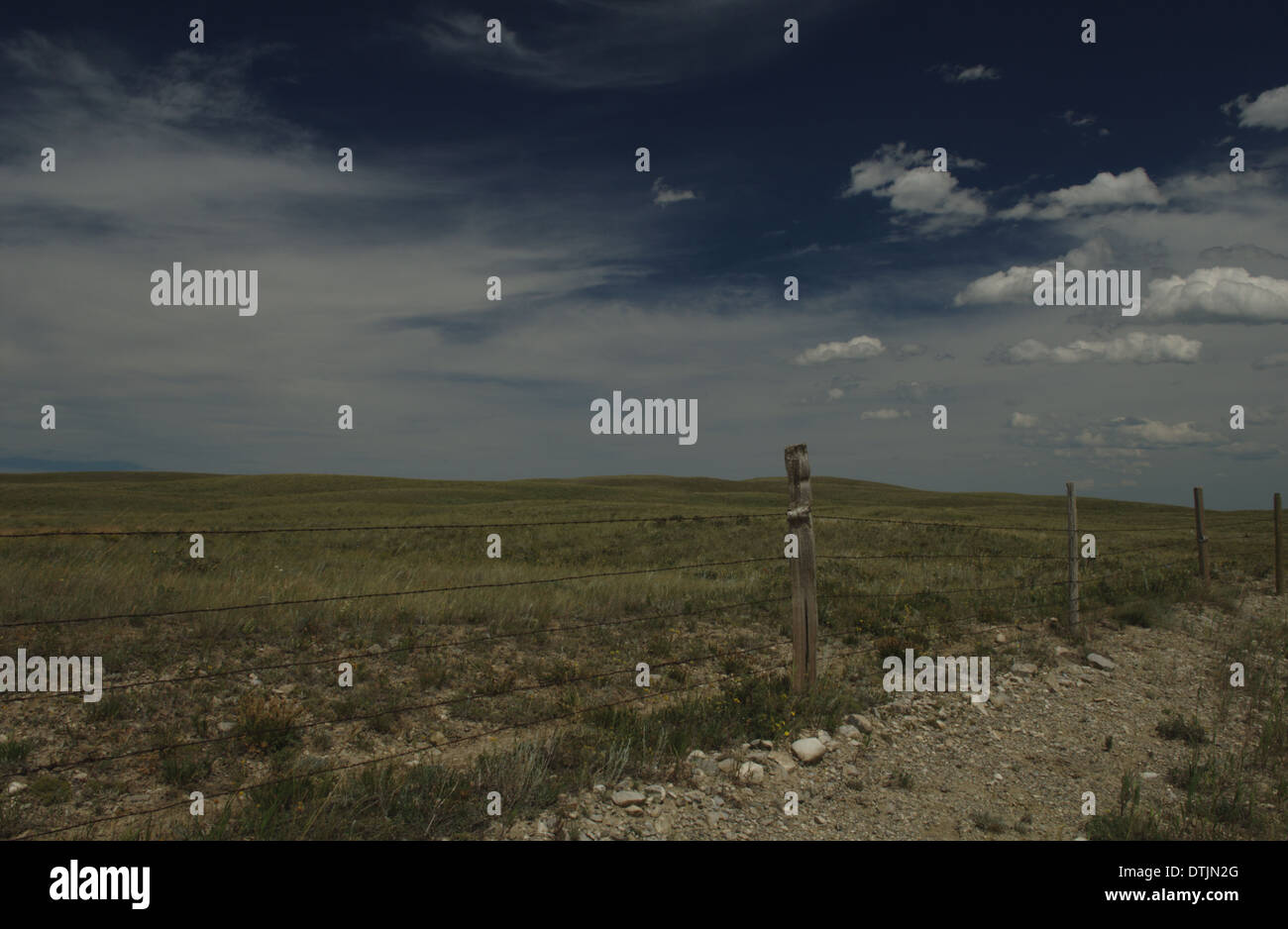 A trail through the Crow Reservation, Montana Stock Photo - Alamy