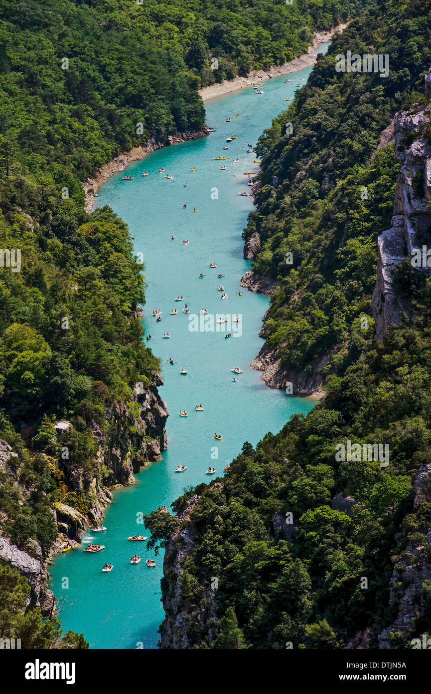Europe, France, Var, Regional Natural Park of Verdon, Gorges du Verdon ...