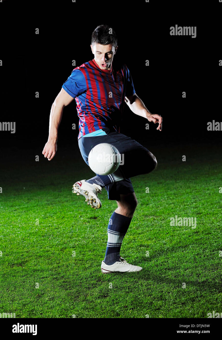 football player in action Stock Photo - Alamy