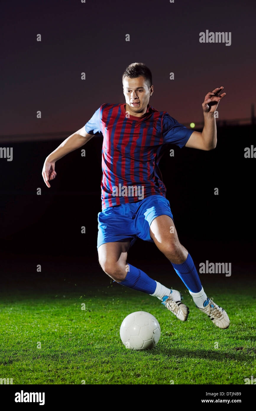 football player in action Stock Photo - Alamy