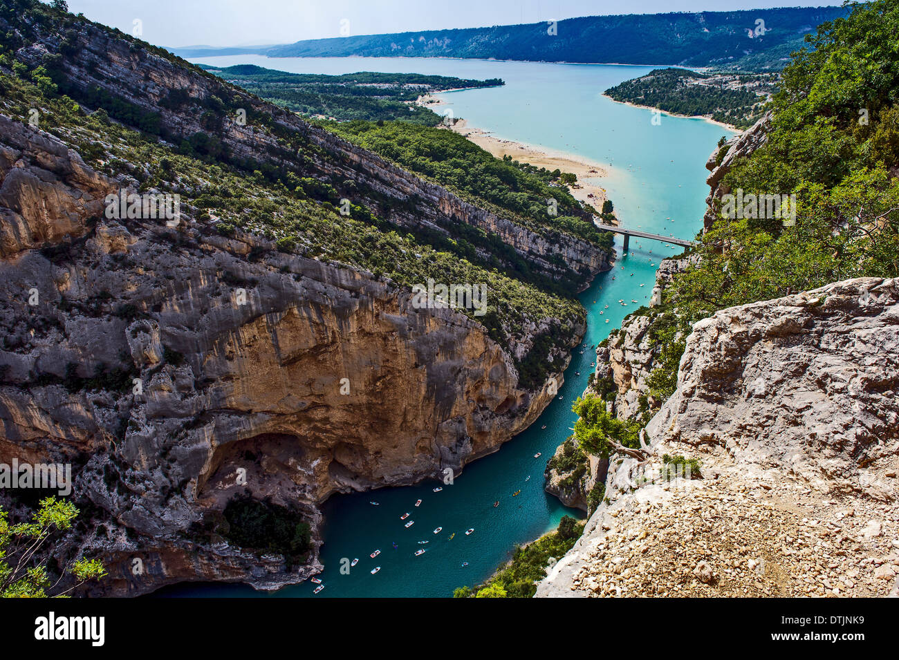 Europe, France, Var, Regional Natural Park of Verdon, Gorges du Verdon ...