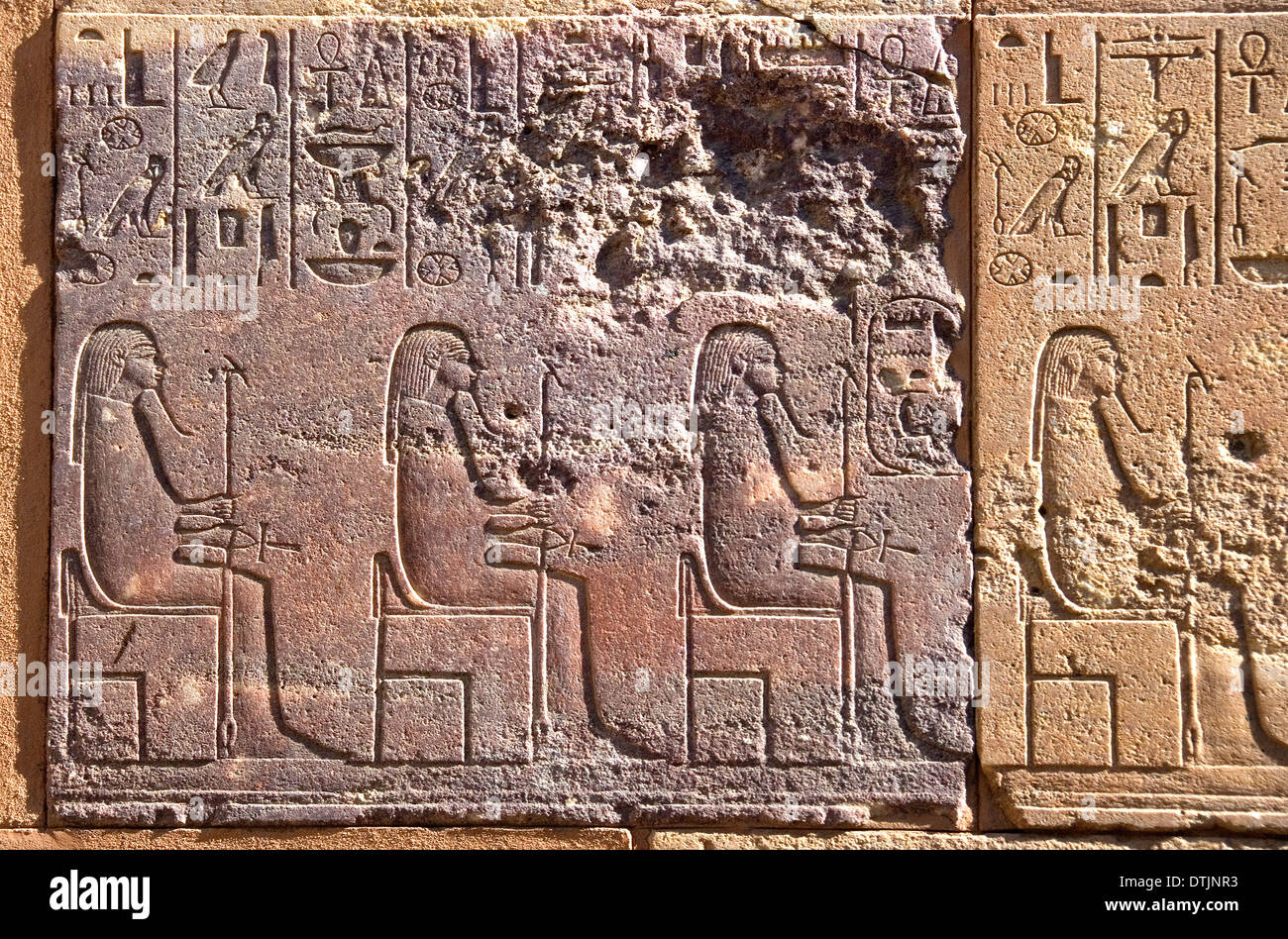 Relief from the Red Chapel of Hatshepsut which was demolished by her ...