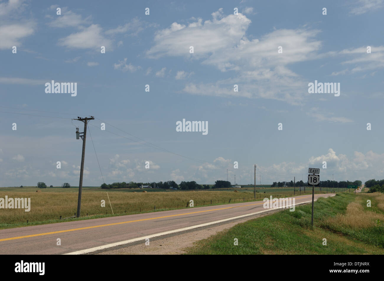 Nebraska road sign hi-res stock photography and images - Alamy