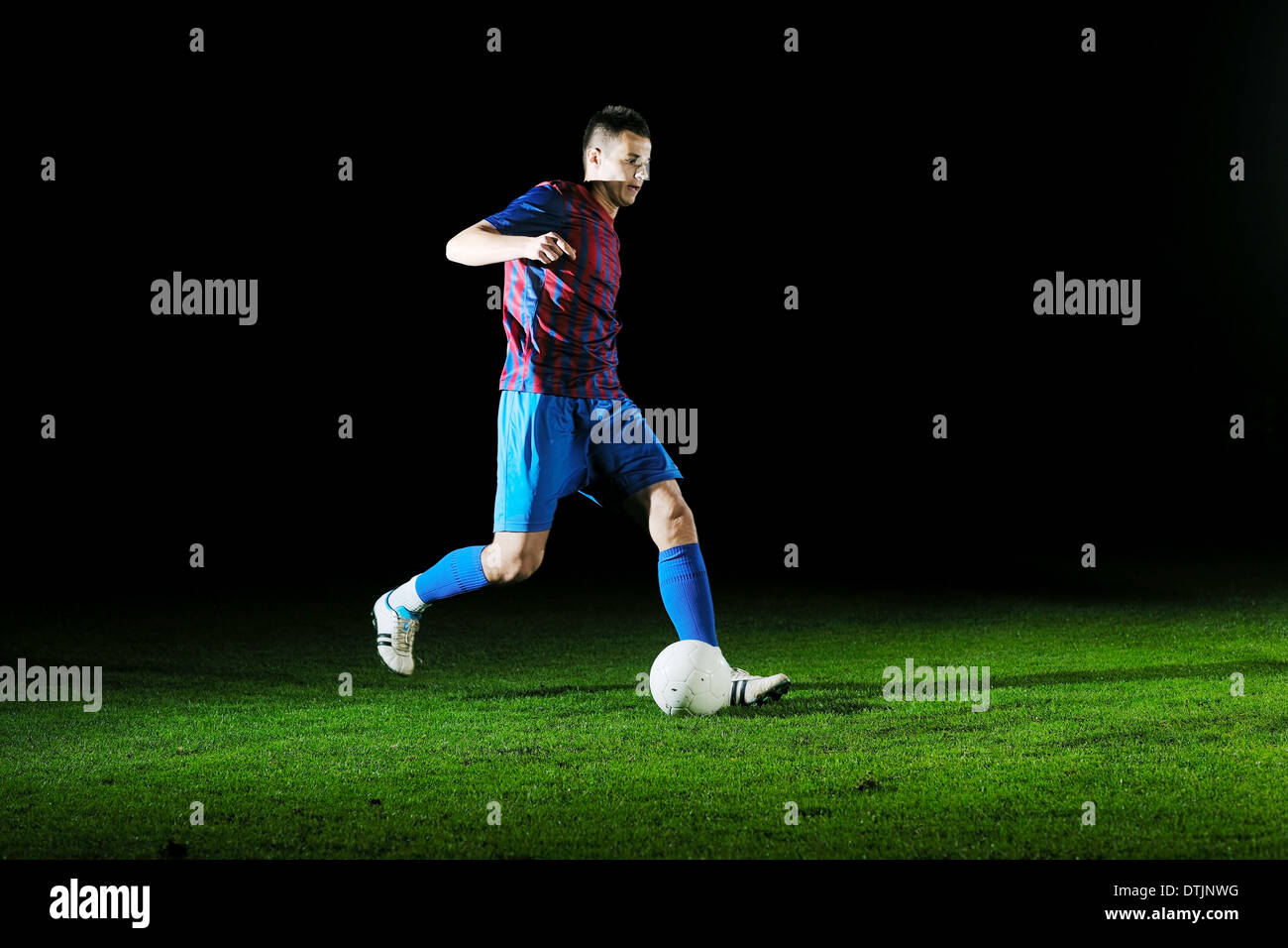 football player in action Stock Photo - Alamy