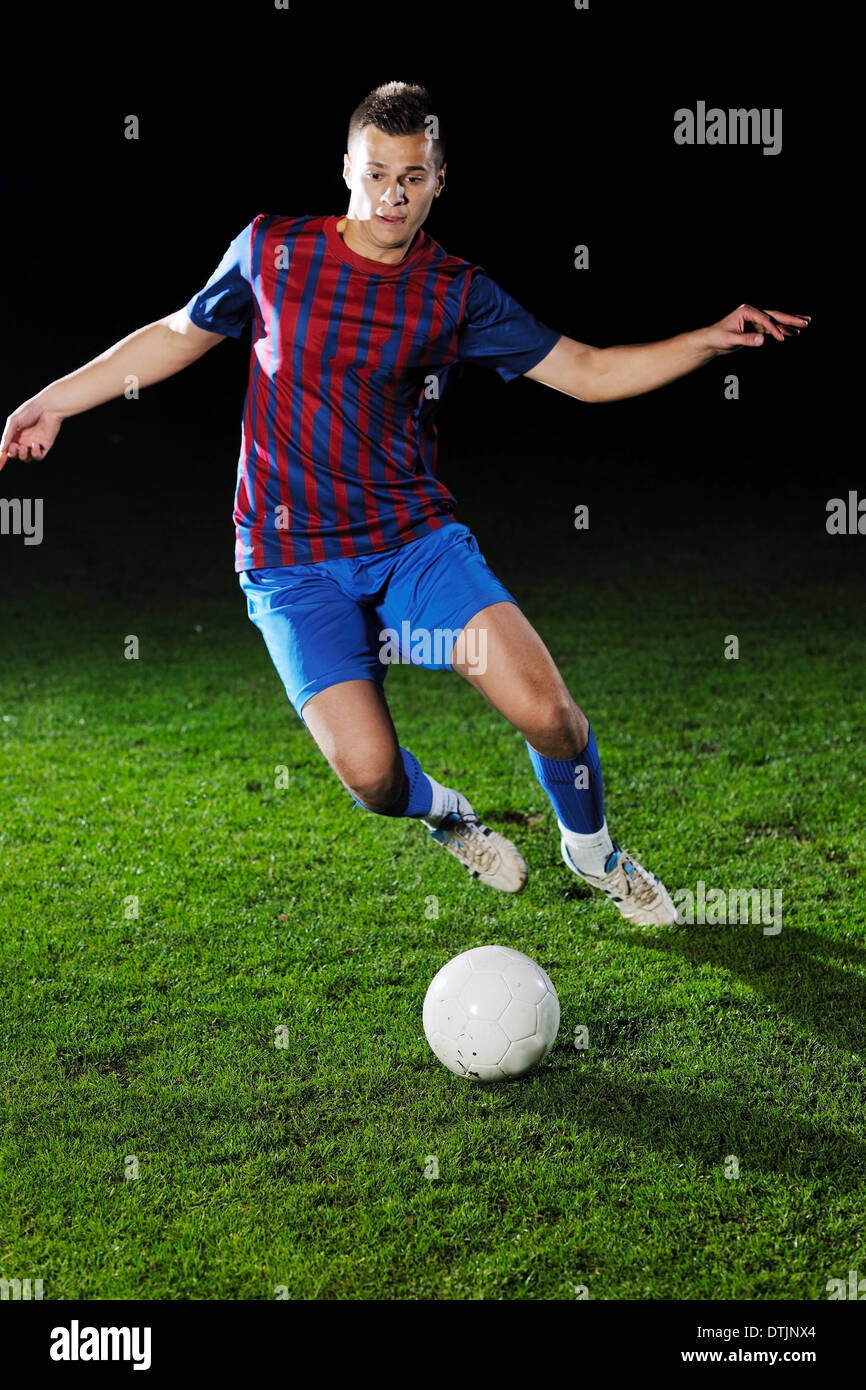 football player in action Stock Photo - Alamy