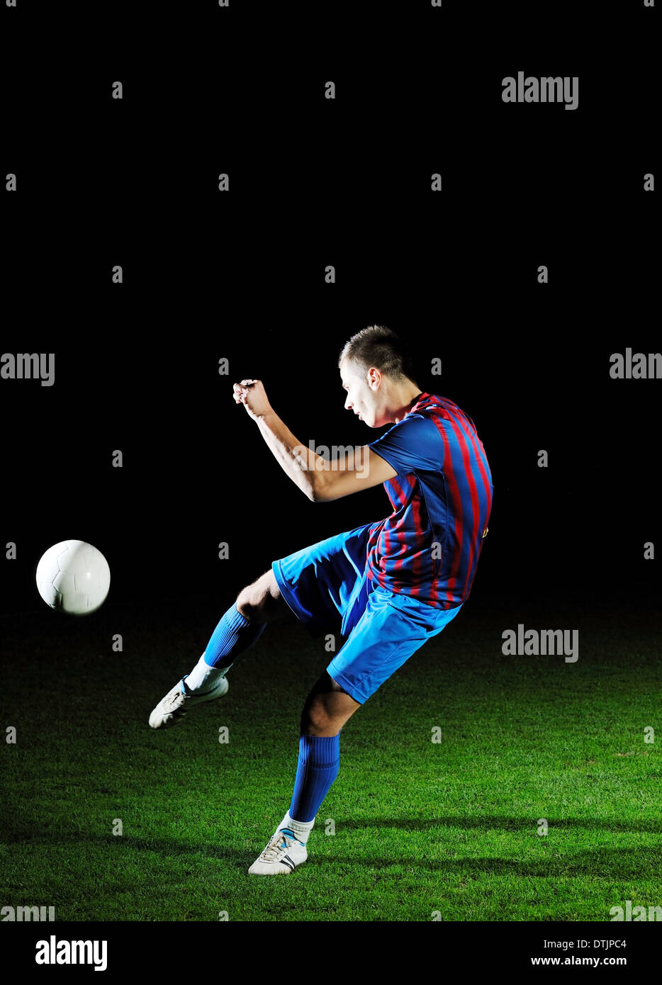 football player in action Stock Photo - Alamy