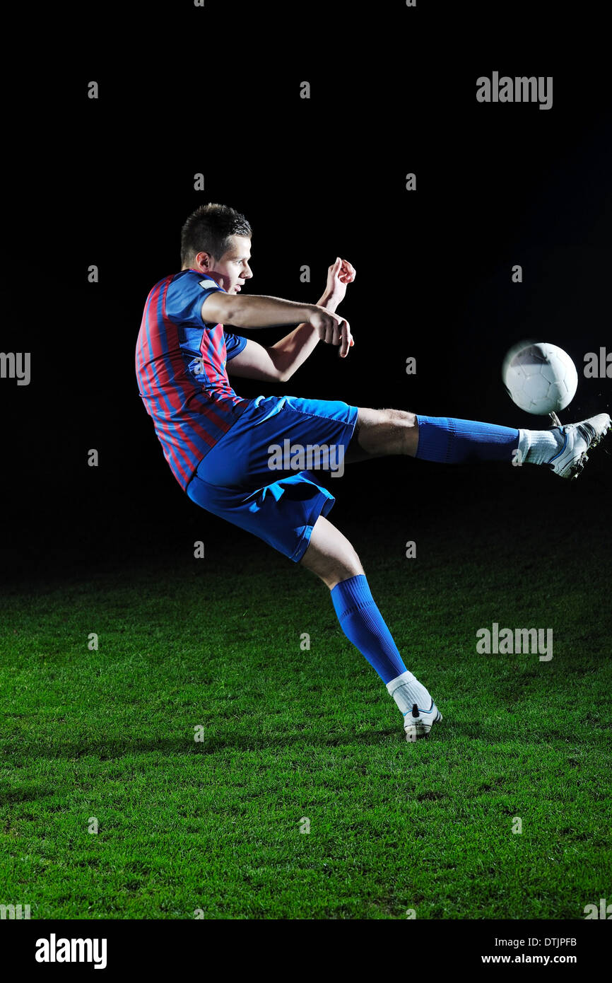 football player in action Stock Photo - Alamy