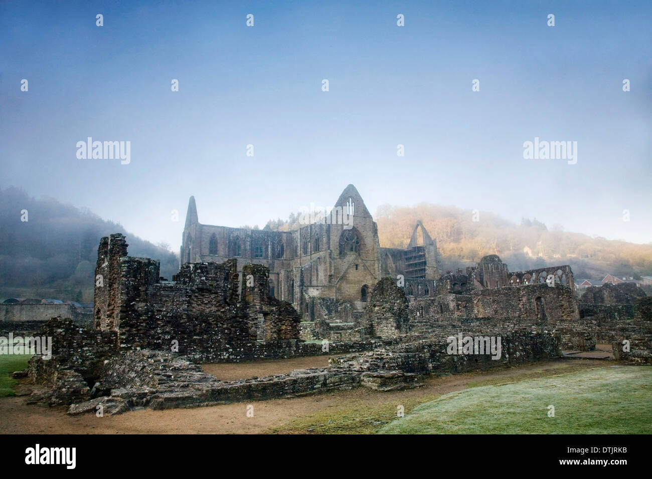 Tintern abbey landscape hi-res stock photography and images - Alamy