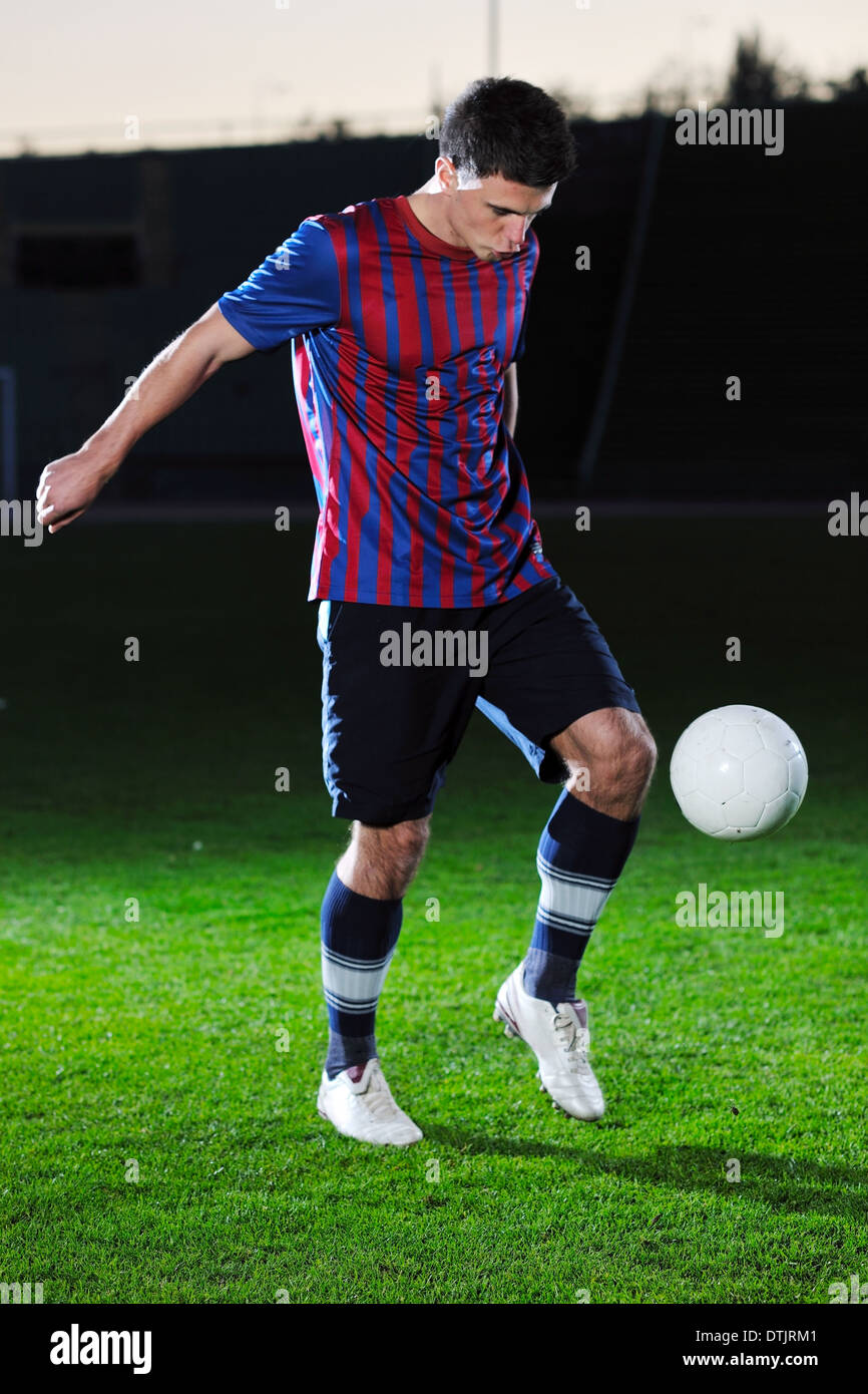 football player in action Stock Photo - Alamy