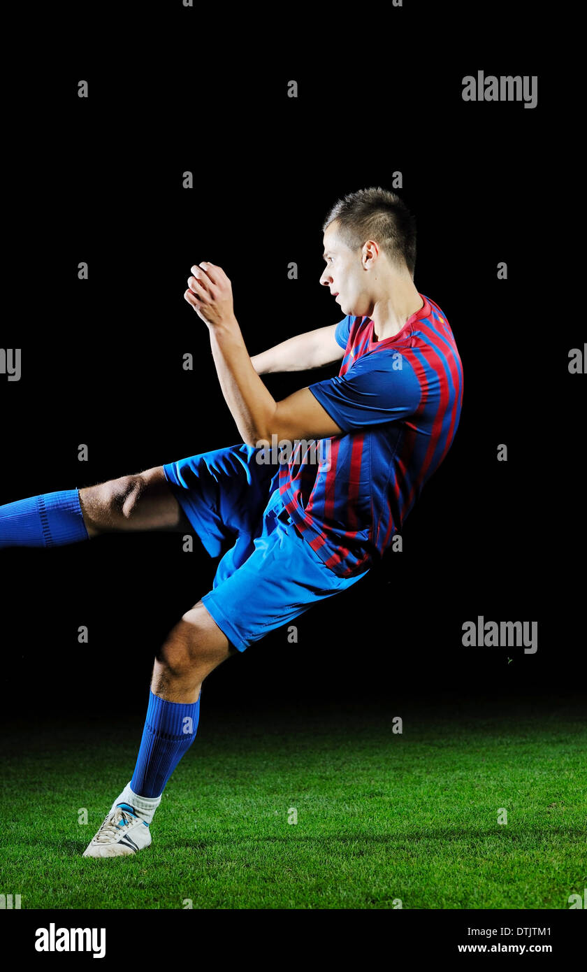 football player in action Stock Photo - Alamy