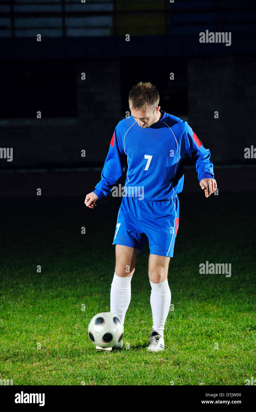 football player in action Stock Photo - Alamy