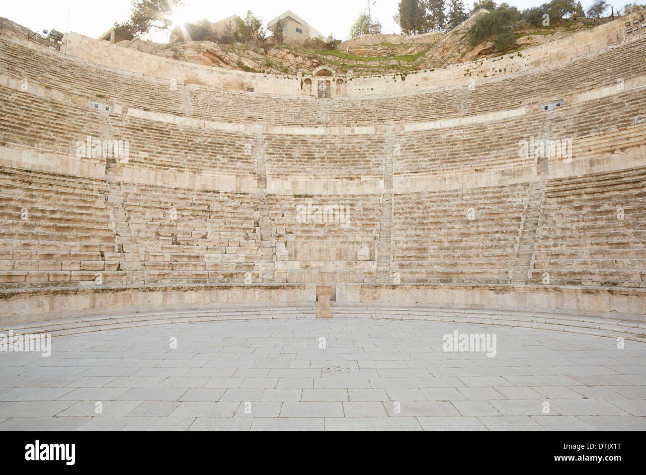 Ancient roman theater in Amman, Jordan Stock Photo - Alamy