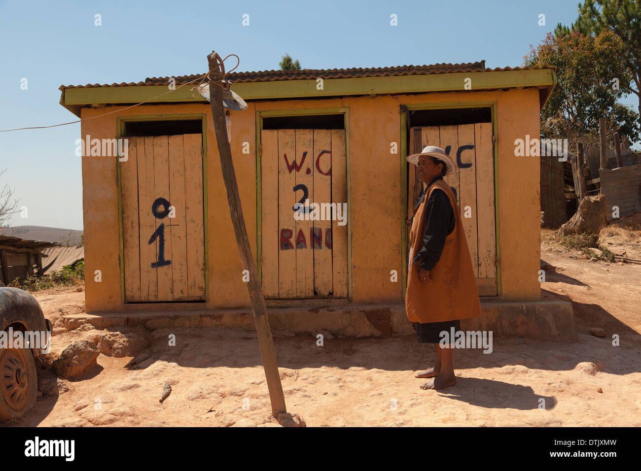 African outdoor toilet hi-res stock photography and images - Alamy