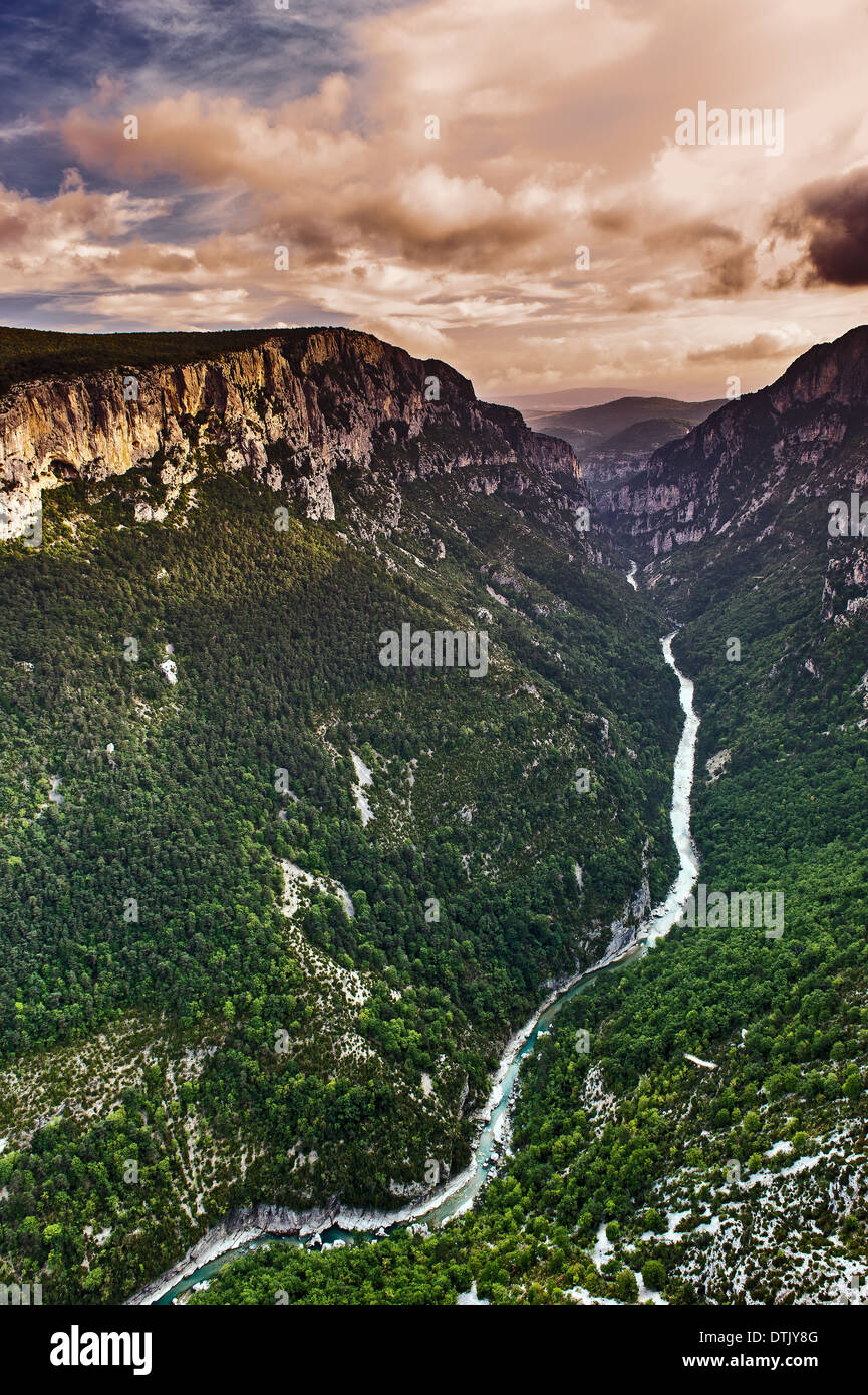 Europe, France, Var, Regional Natural Park of Verdon, Gorges du Verdon ...