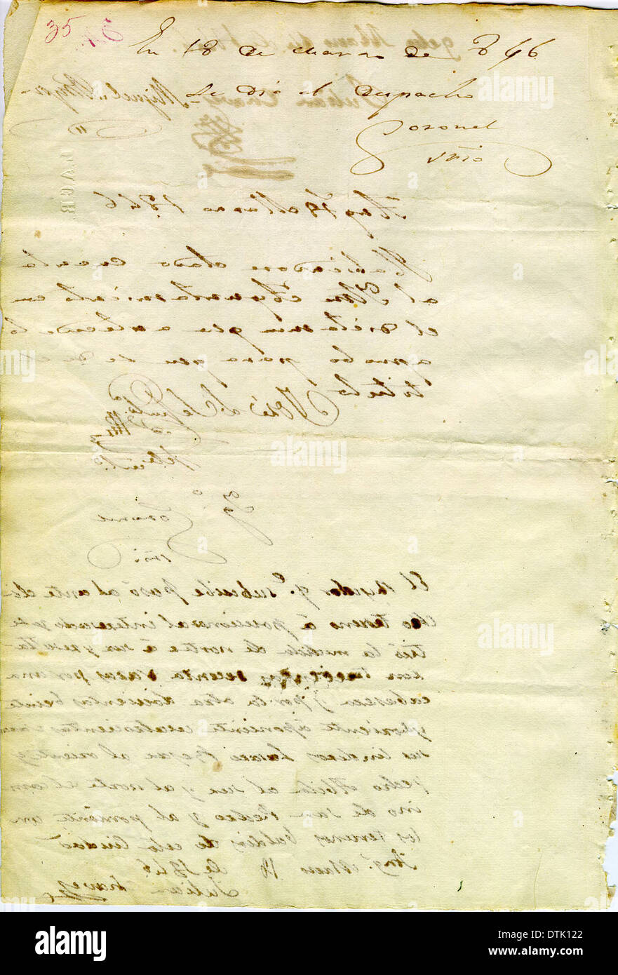 This is a historical petition from Jose Del Carmen Tapia, dated 1846 ...