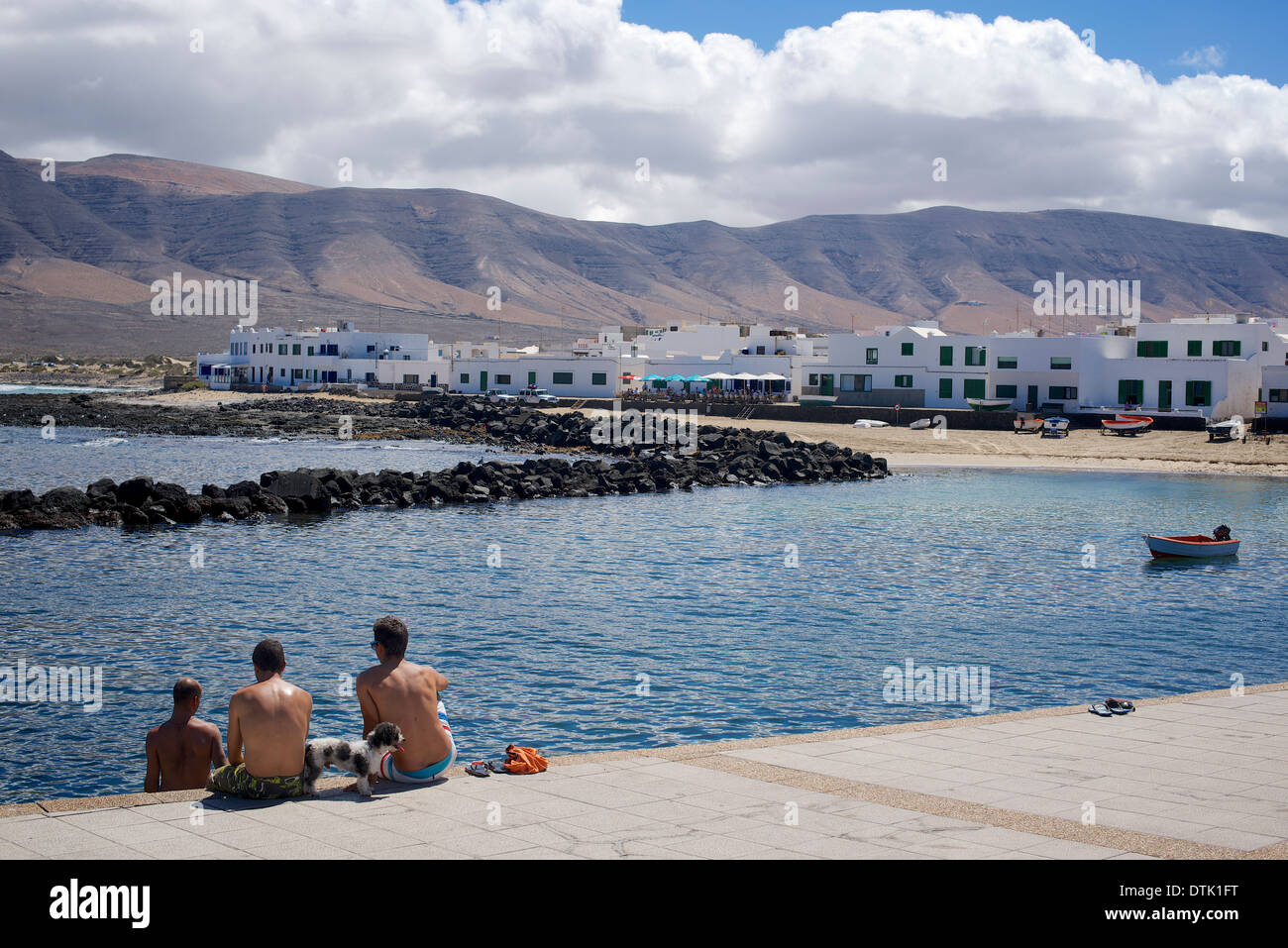 La Caleta de Famara Stock Photo - Alamy