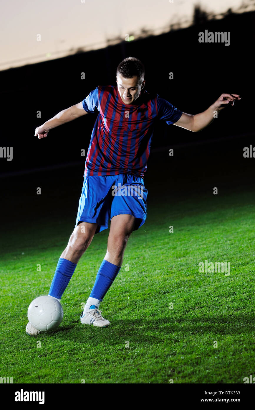 football player in action Stock Photo - Alamy