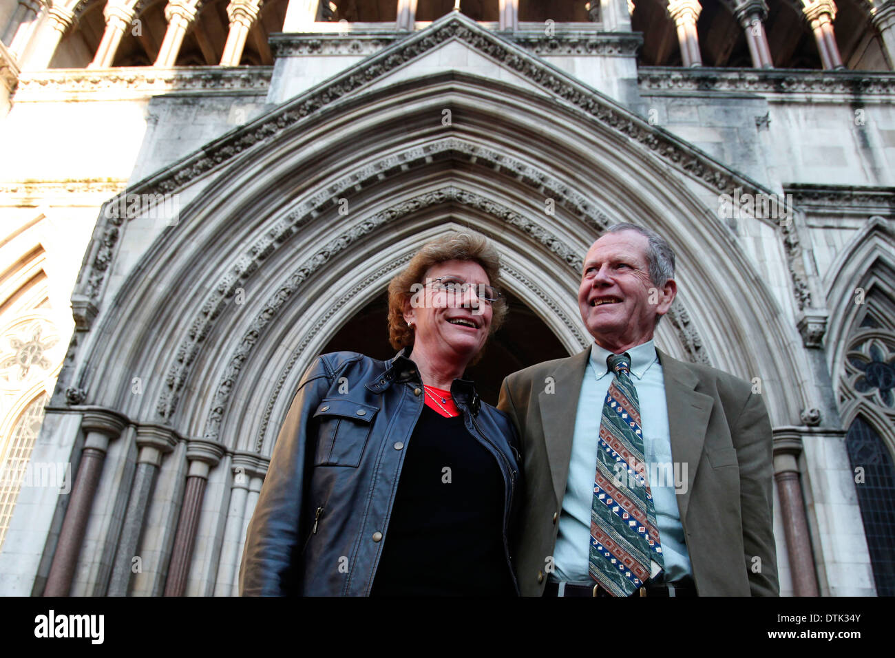 Sarah Hermitage and her husband Stewart Middleton Stock Photo - Alamy