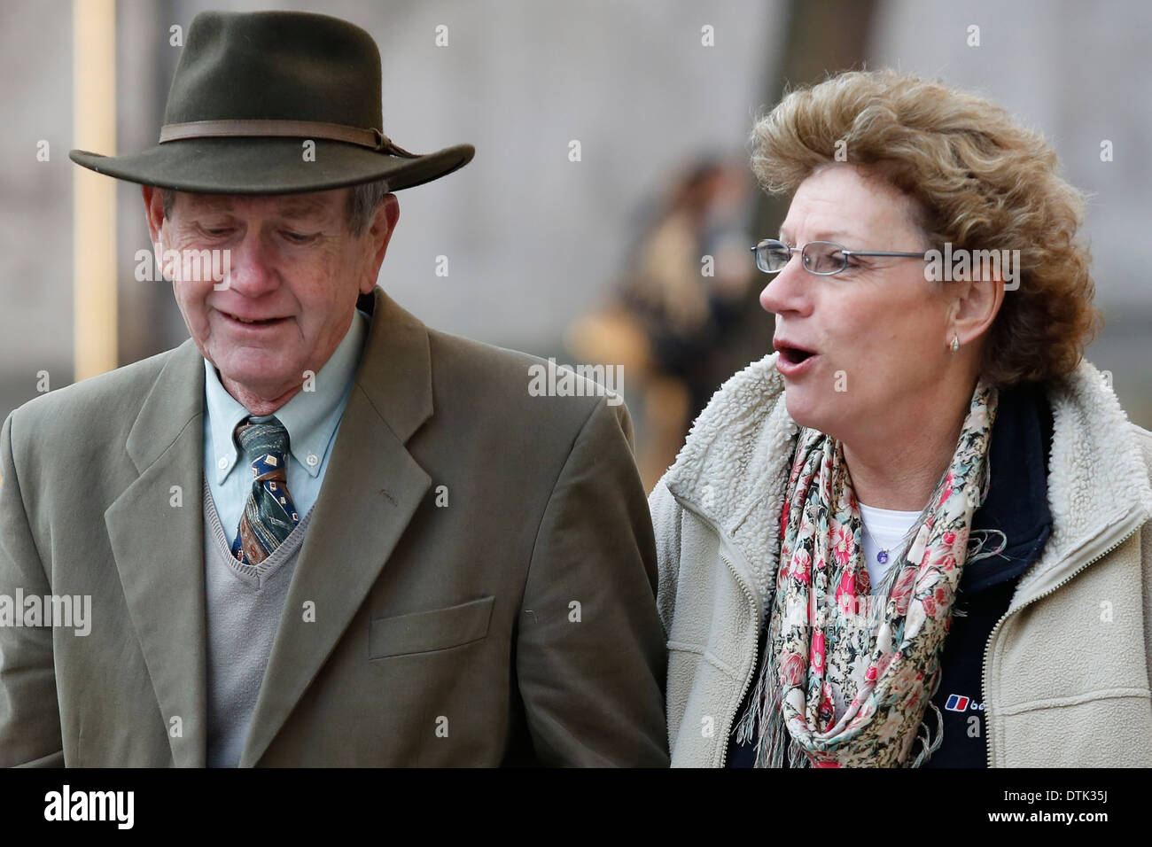 Sarah Hermitage and her husband Stewart Middleton Stock Photo - Alamy