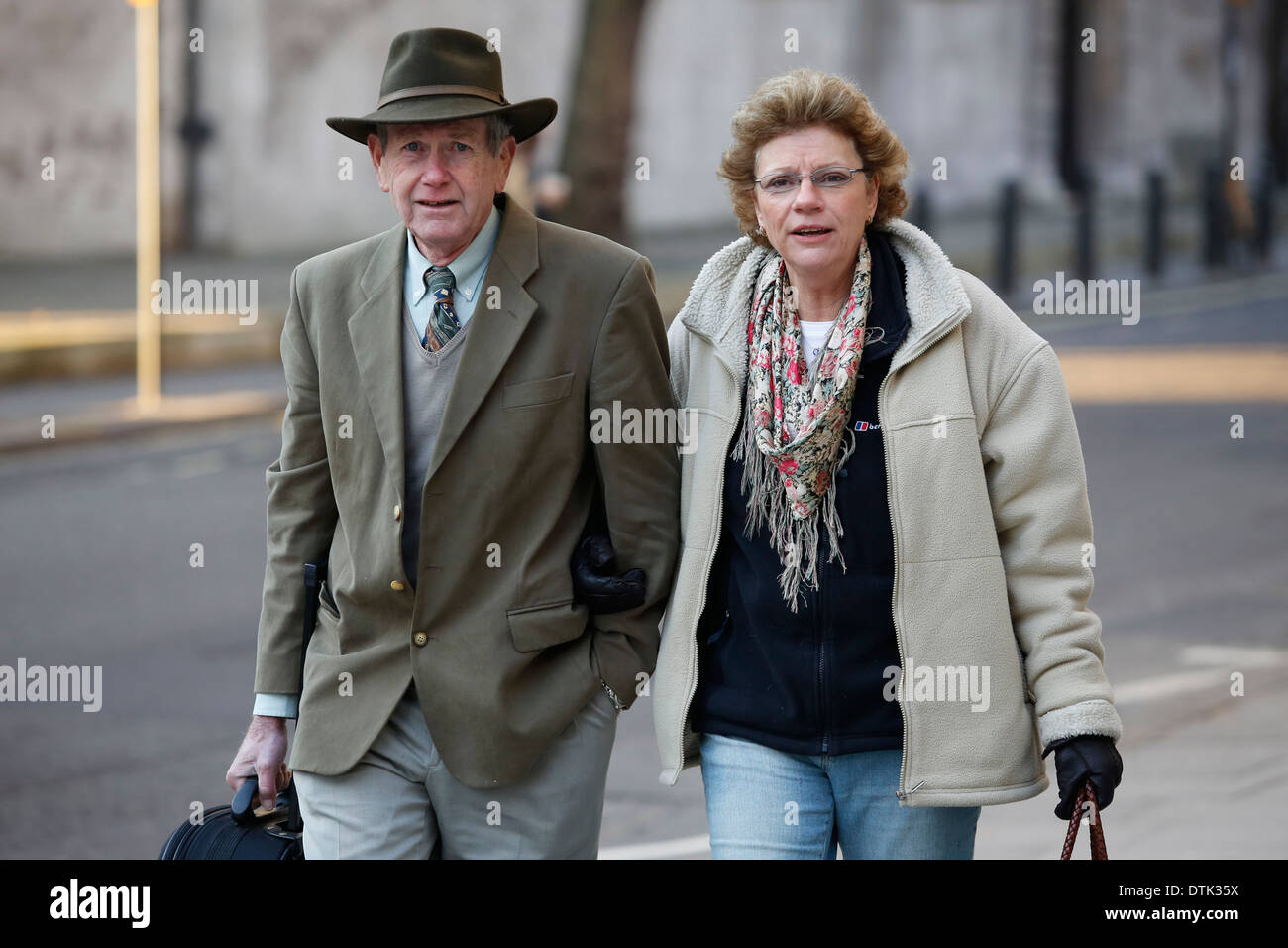 Sarah Hermitage and her husband Stewart Middleton Stock Photo - Alamy