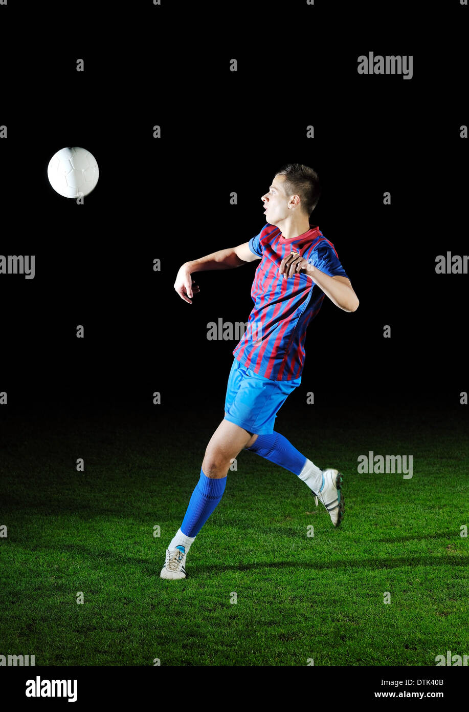 football player in action Stock Photo - Alamy