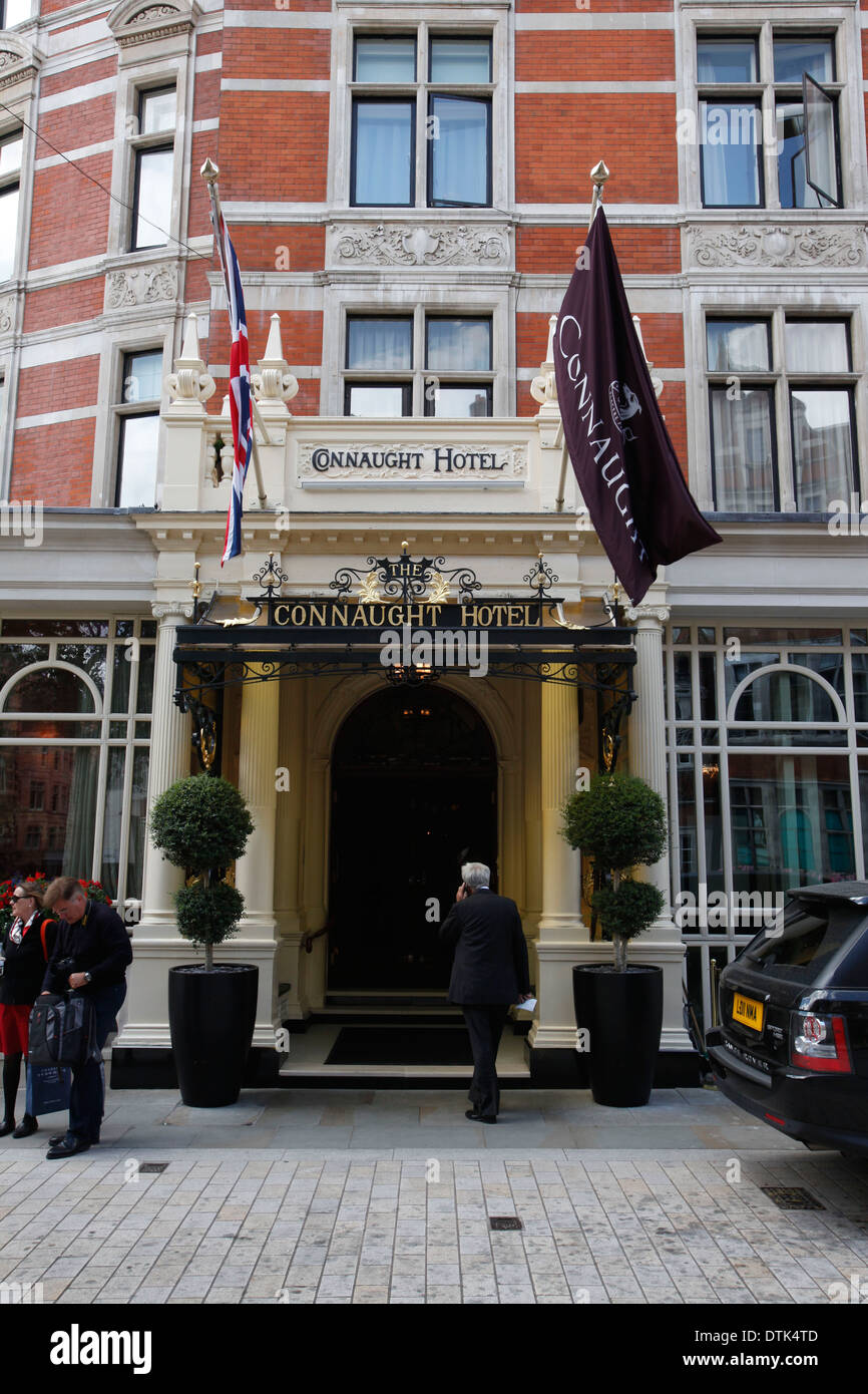 A general view of The Connaught Hotel in central London 29 June 2012 ...
