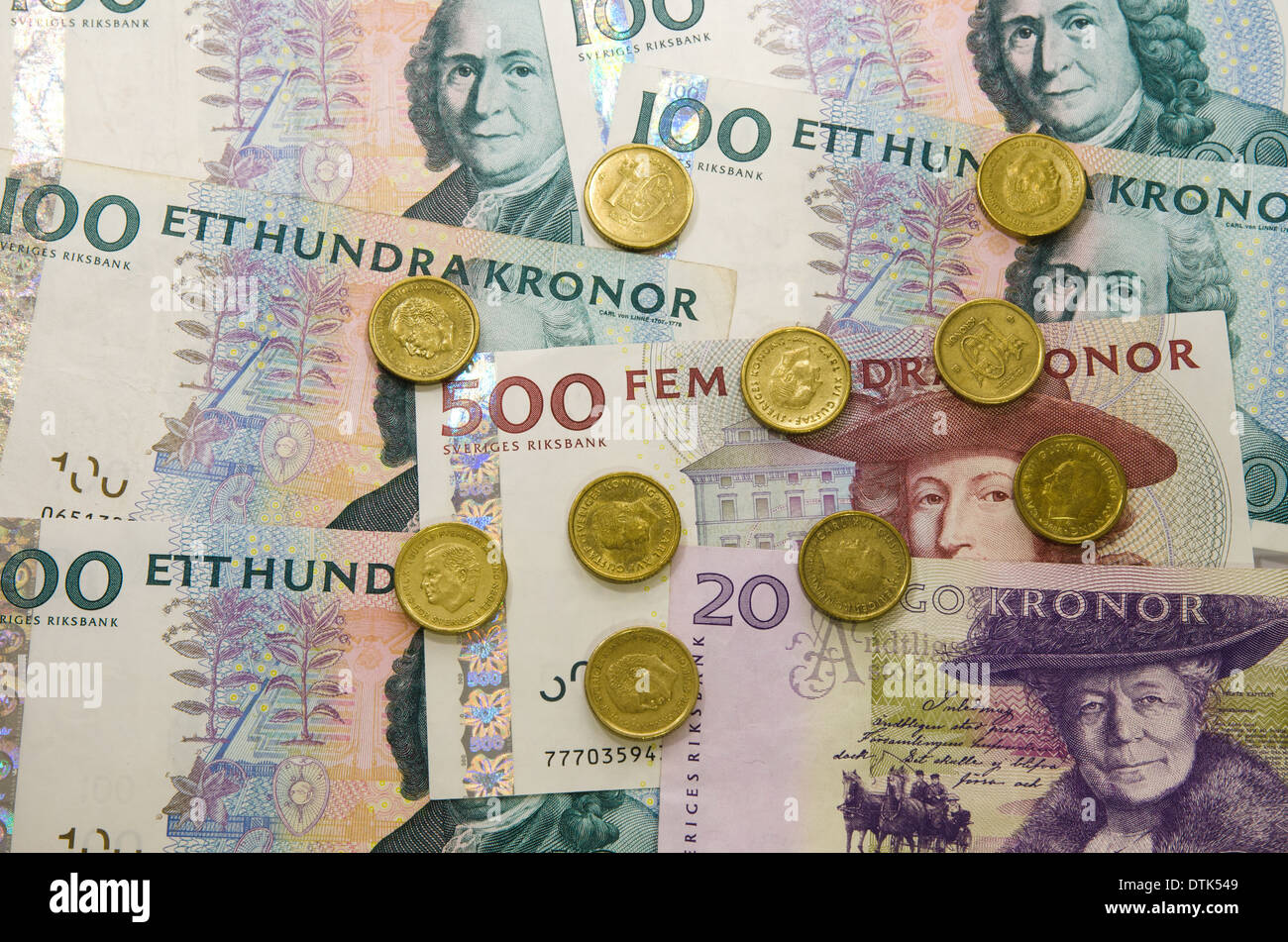 Swedish krona and coin hi-res stock photography and images - Alamy
