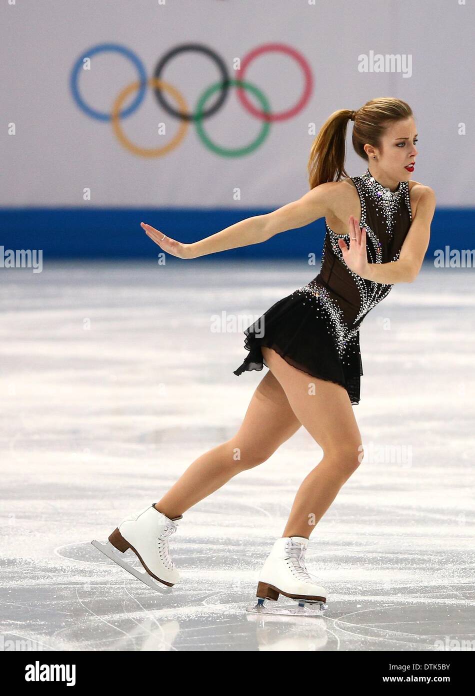 Ashley Wagner of USA performs in the Ladies Short Program Figure ...