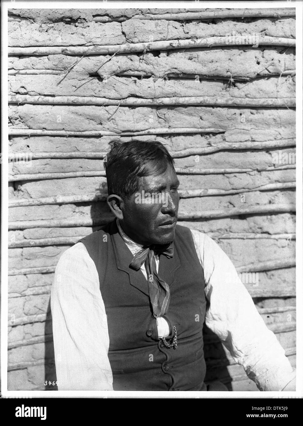 A photograph of Poncho Lachero, a Yuma Indian interpreter, taken around ...