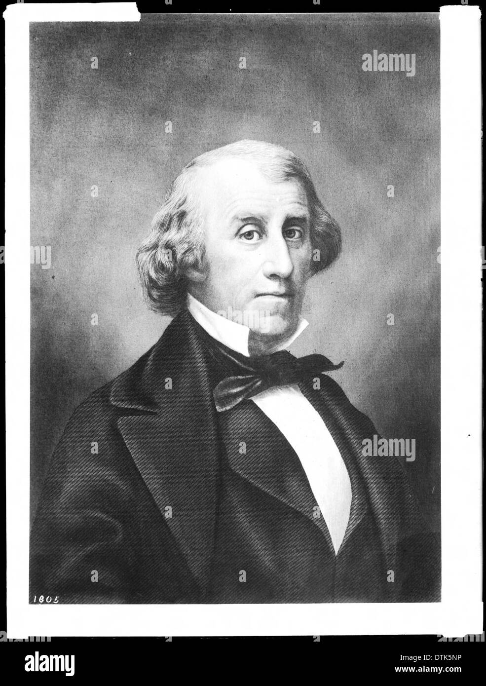 A portrait of a drawing of Abel Stearns, a prominent figure from ...