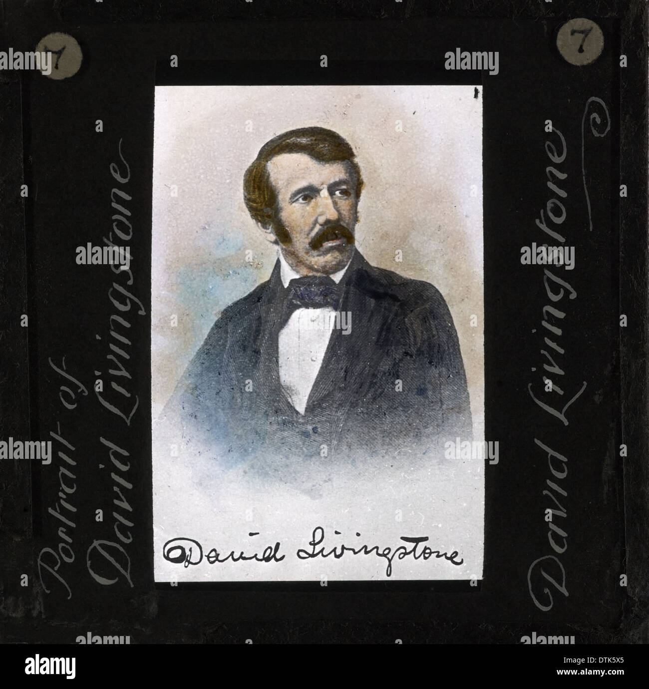 A portrait of David Livingstone, the renowned Scottish missionary and ...