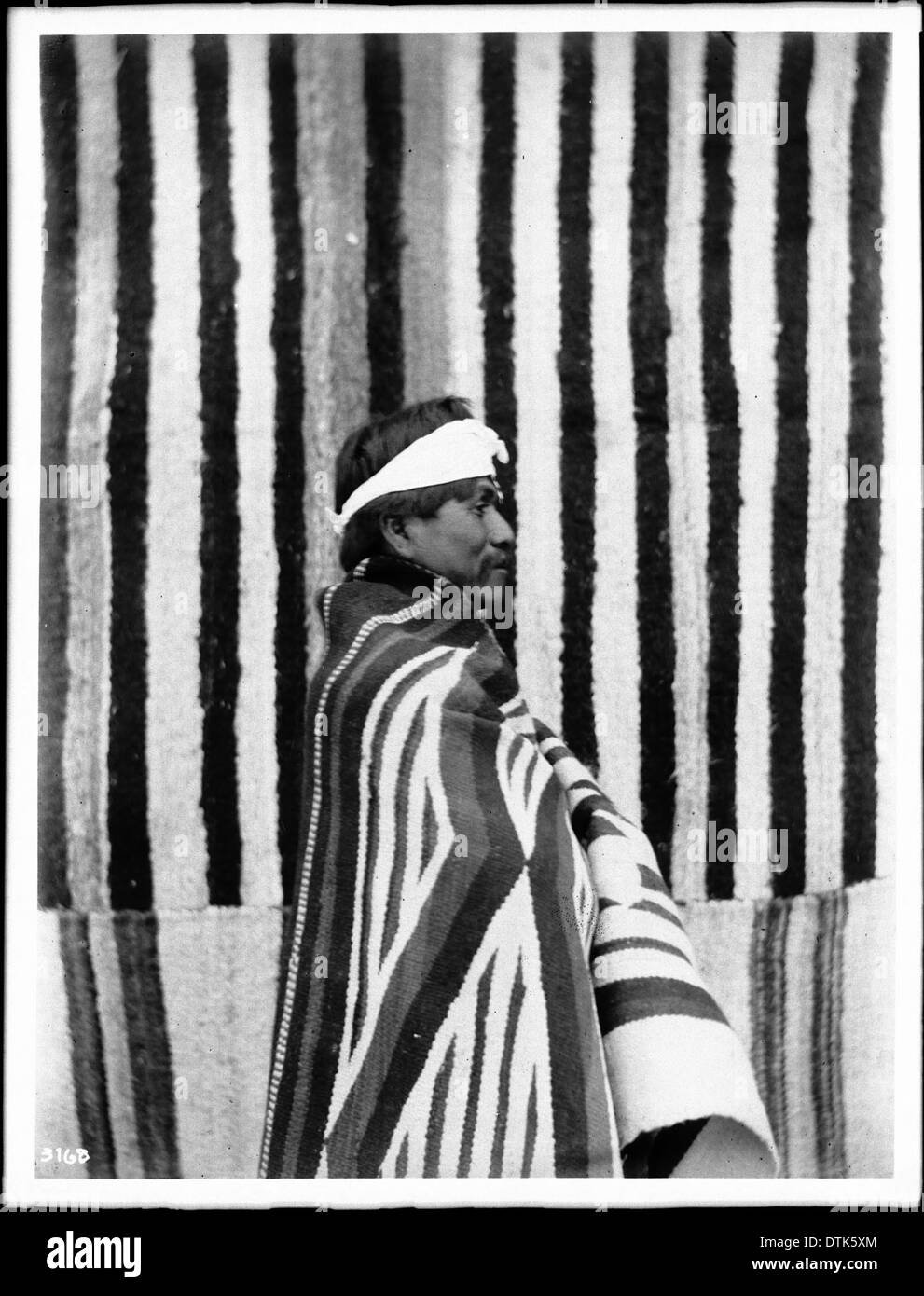 A portrait of Jim Fielding, a Walapai Indian policeman from Hackbury ...
