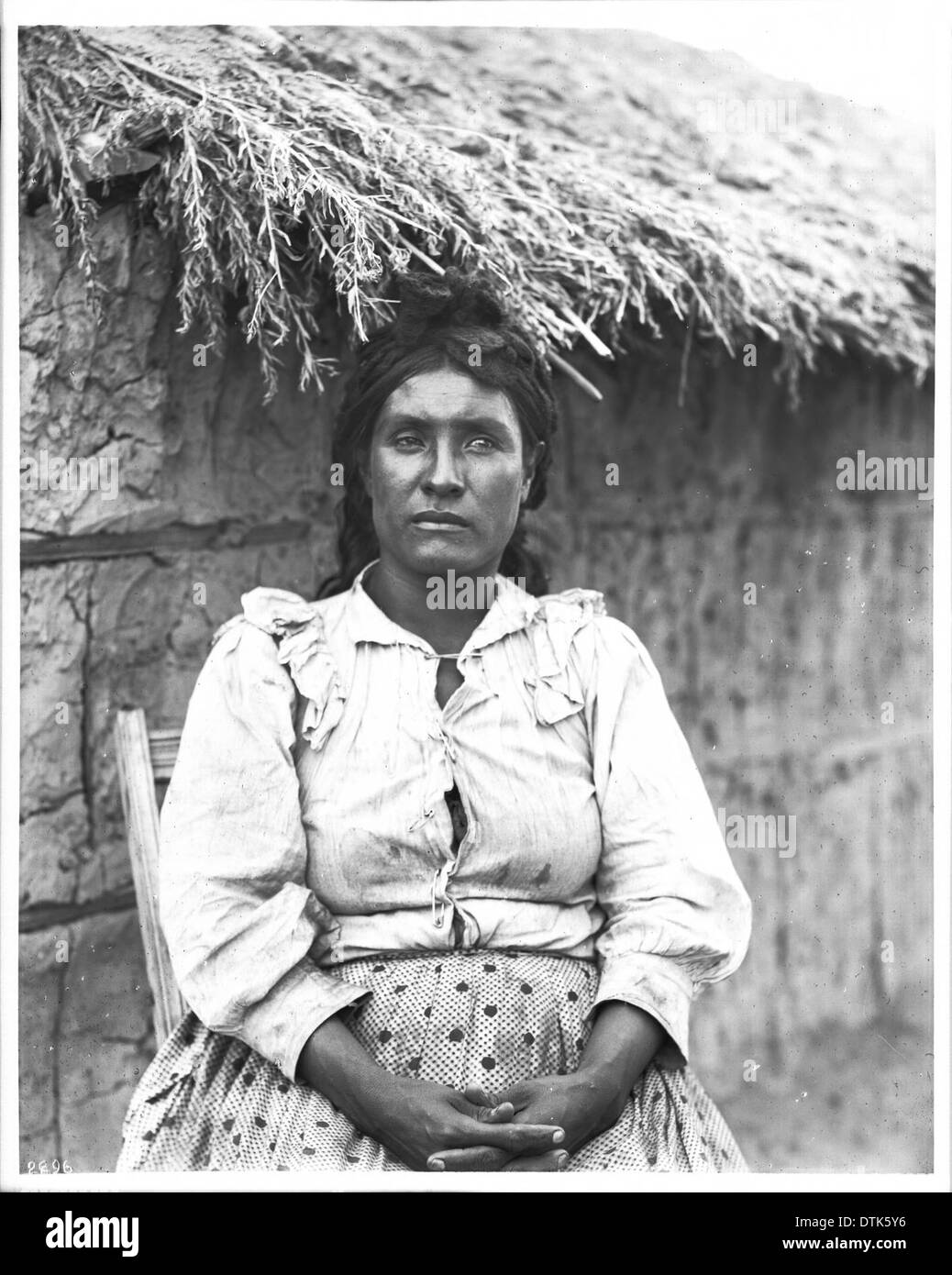 This portrait shows Juana Torres, the wife of Luis Torres, taken around ...